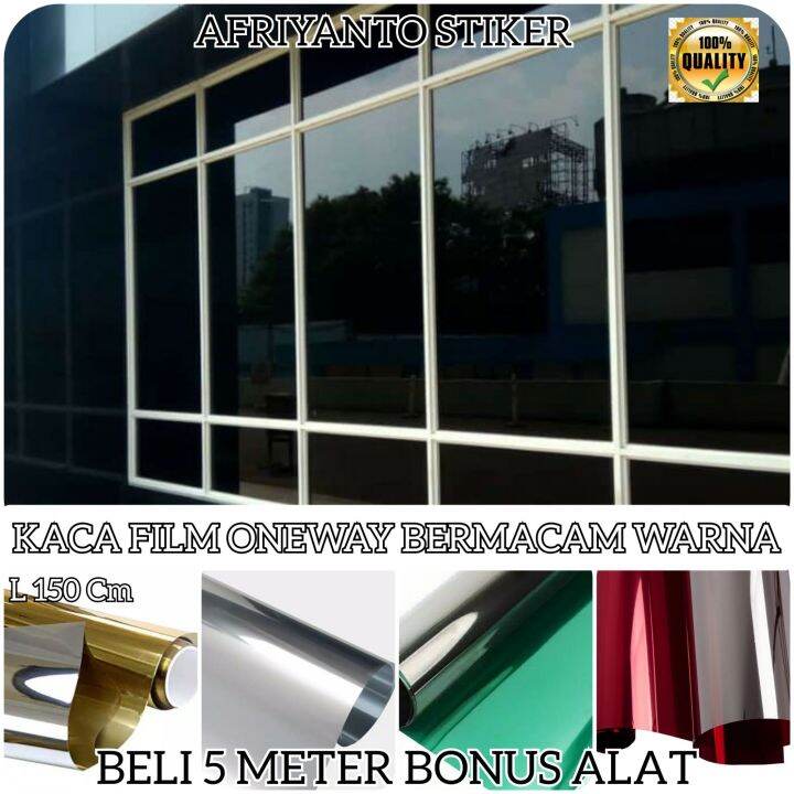 Stiker Kaca One Way # Kaca Film # Stiker Kaca | Lazada Indonesia