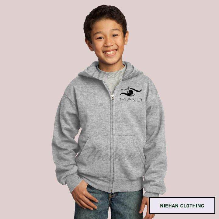 Masid design hoodie jacket with zipper for kids | Lazada PH