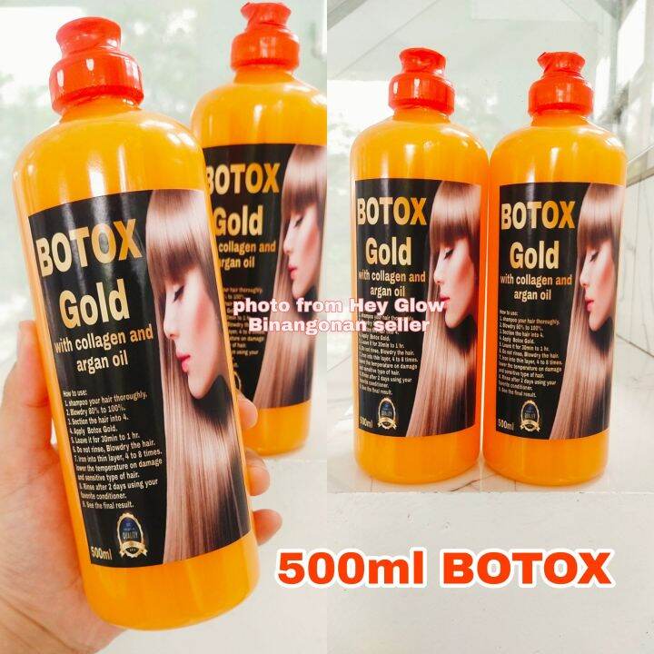 BRAZILIAN TREATMENT HAIR BOTOX 500ML GOLD | Lazada PH