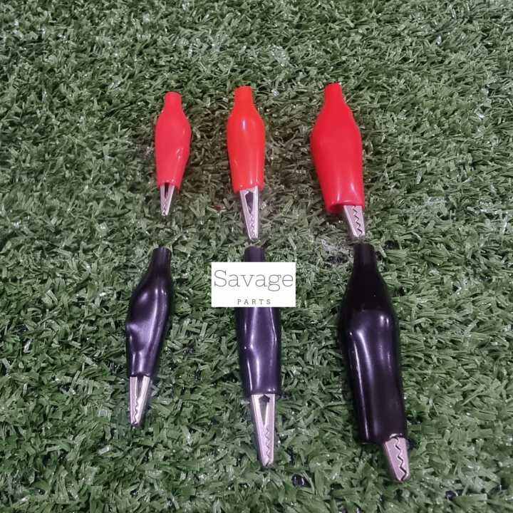 JEPIT KLIP CAPIT BUAYA MERAH HITAM KECIL - BESAR 1SET | Lazada Indonesia