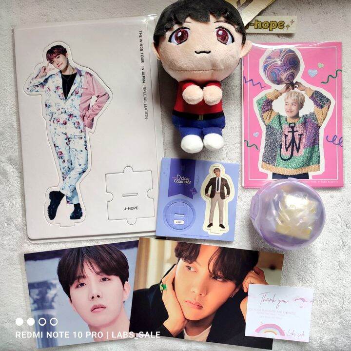 Official BTS Hobi Jhope Japan set | Lazada PH