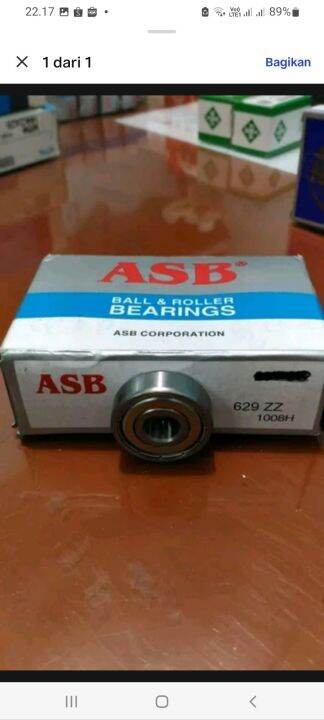 Ball bearing 629 ZZ ASB | Lazada Indonesia