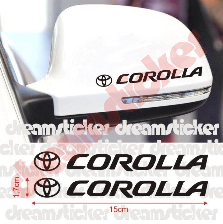 Sticker Stiker Spion Mobil Toyota Corolla | Lazada Indonesia