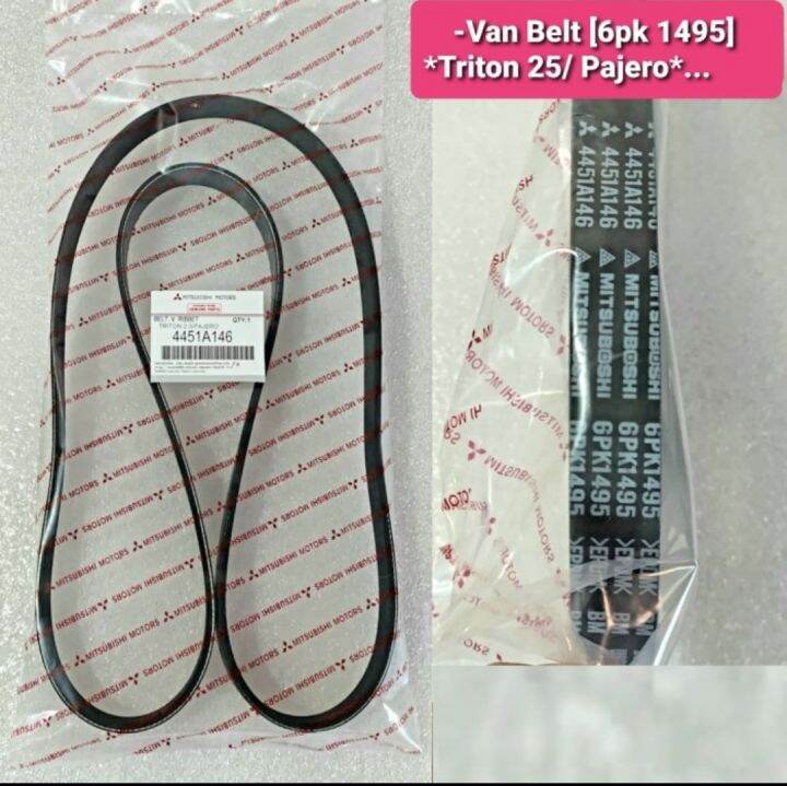 Fan Belt Pompa Power Steering Mitsubishi Triton Pajero 6PK 1495 4 | Lazada Indonesia