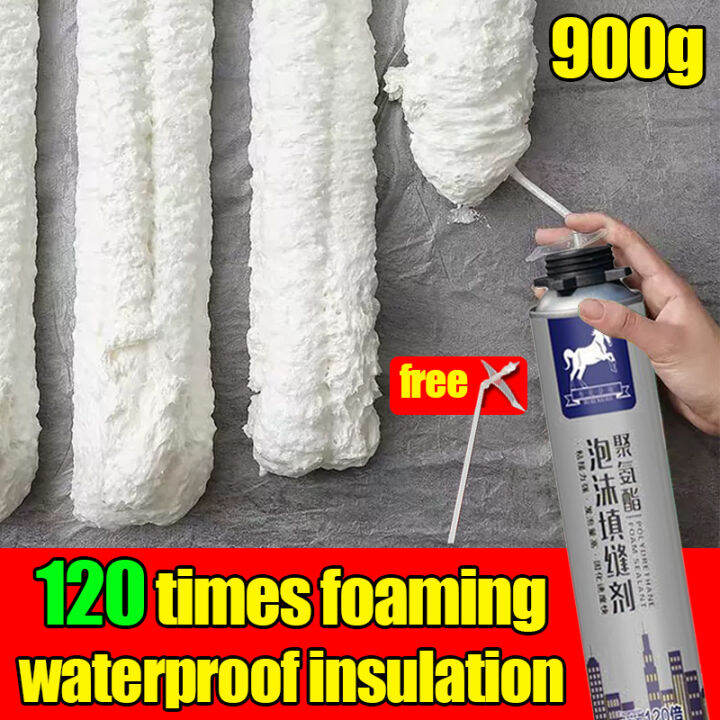 120 times foaming! ! ! Spray Foam Sealer 900g This product is simple to operate, effective in ...