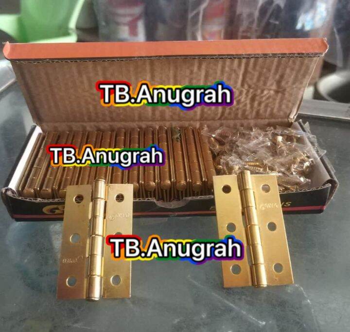 Engsel Tipis 2” inch Engsel Gomeo Baut 2 Inch Lemari Kecil Tebal 1 mm ...