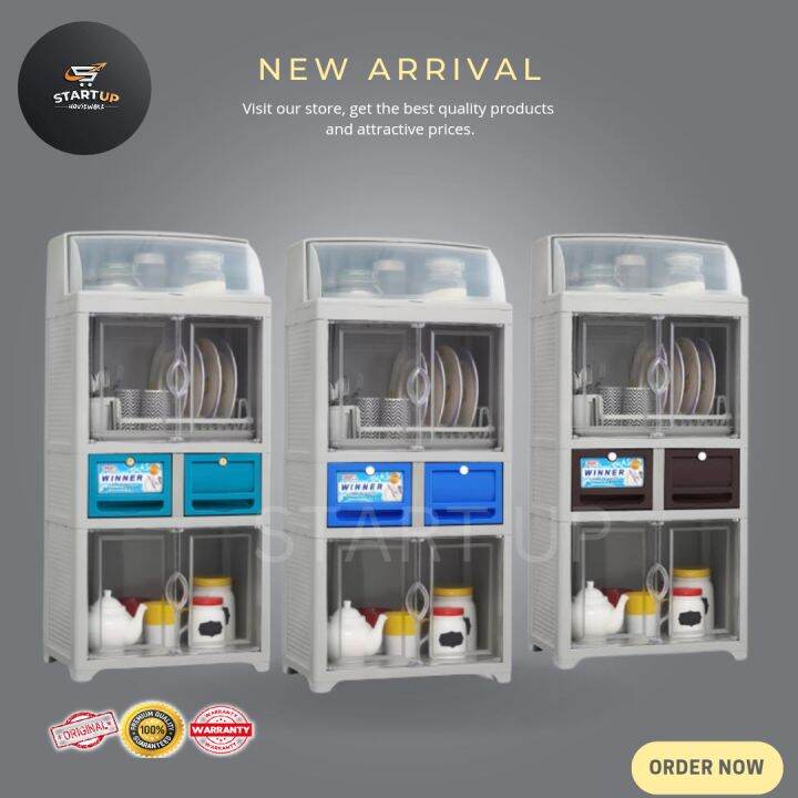 Start up Zooey Home winner Dish Cabinet | Lazada PH