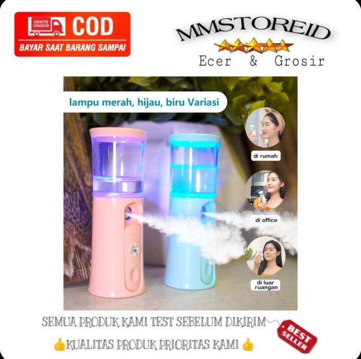 MM - Nano spray pelembab wajah alat semprot wajah tingkat facial steamer / nano spray tangki ...