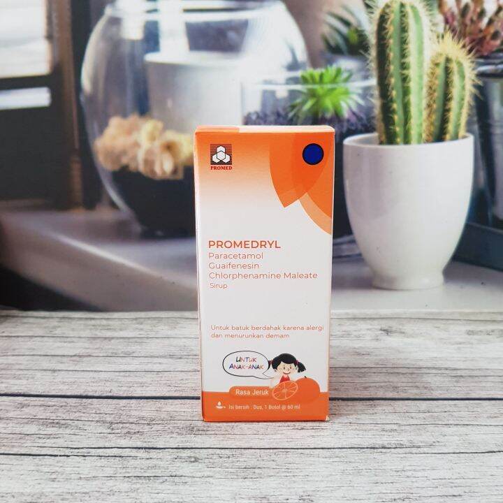 Promedryl Sirup 60ml Rasa Jeruk - Sirup Batuk Flu Pilex dan Demam ...