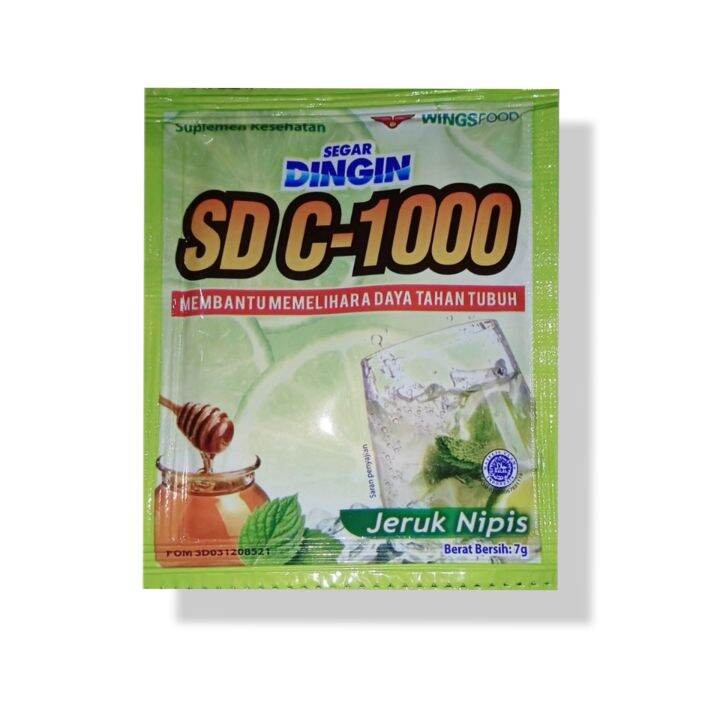 Segar Dingin SD C-1000 1Renteng 12 sachet 7g | Lazada Indonesia