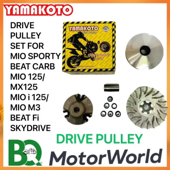 Drive Pulley Set Yamakoto For mio sporty Beat carb Mio125/MX125 Mio i ...