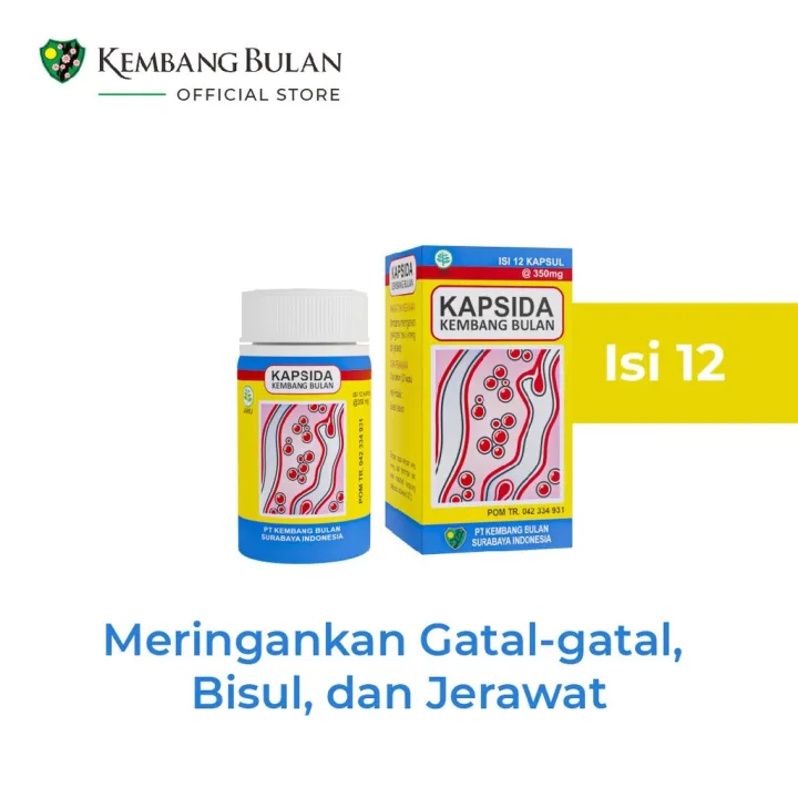 KAPSIDA (Kapsul Bersih Darah) Jerawat Bisul | Lazada
