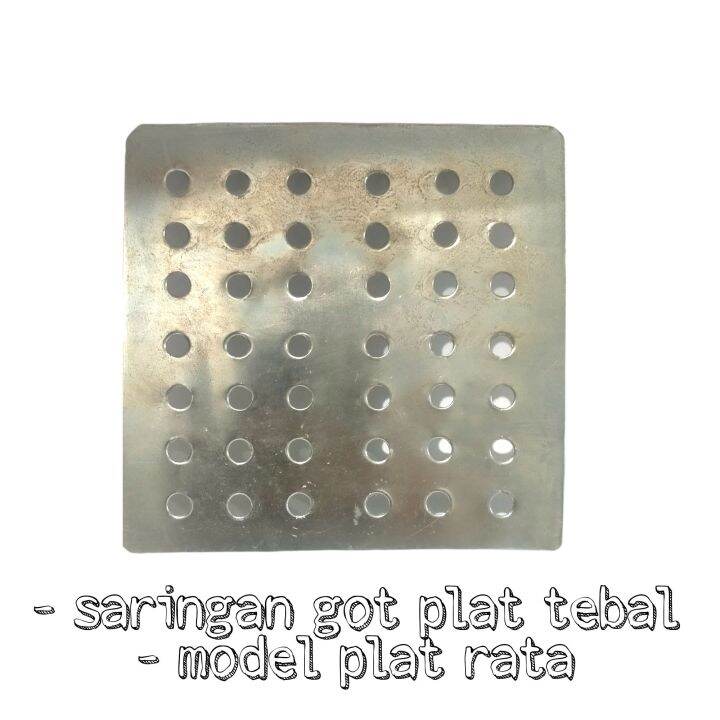 saringan got plat besi tebal model rata | Lazada Indonesia