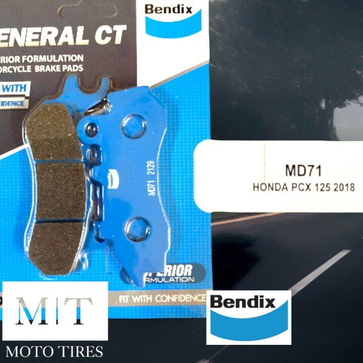 ผ้าดิสเบรค Bendix MD71 สำหรับรถจักรยานยนต์ PCX New 2018 | Lazada.co.th