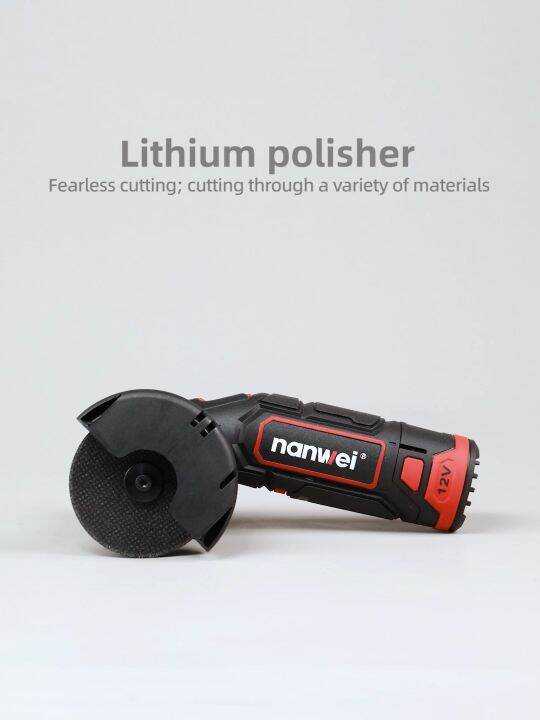 Nanwei Mini Angle Grinder Lithium Electric Mini Hand Grinder 12V 3inch ...