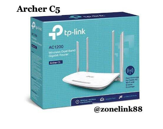 Archer C5 V4 AC1200 Wireless Dual Band Gigabit Router | Lazada.co.th