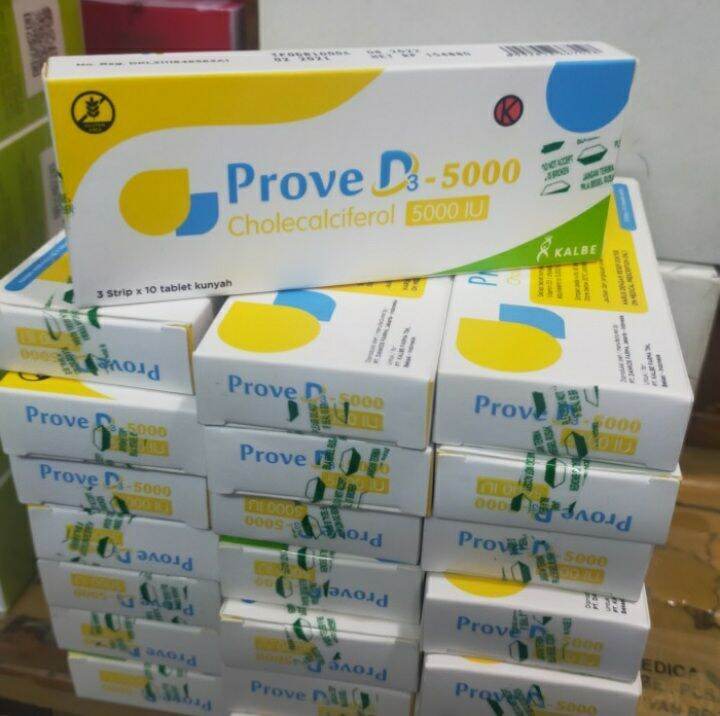 Prove D3 5000 IU Cholecalciferol isi 30 Tablet | Lazada Indonesia