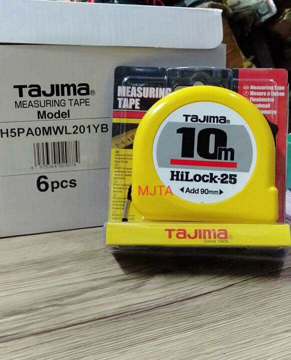 meteran 10 meter merek tajima type Hilock original japan | Lazada Indonesia