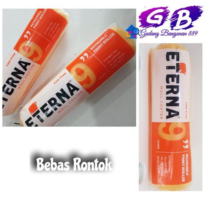 ISI ROLL CAT BESAR 9"ETERNA | Lazada Indonesia