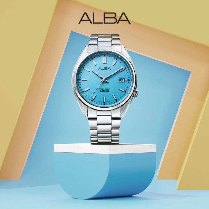 ALBA นาฬิกาข้อมือ Gelato Quartz รุ่น AG8M37X | Lazada.co.th