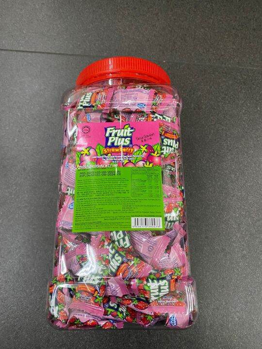 Fruit plus strawberry 🍓 candy 1kg jar | Lazada