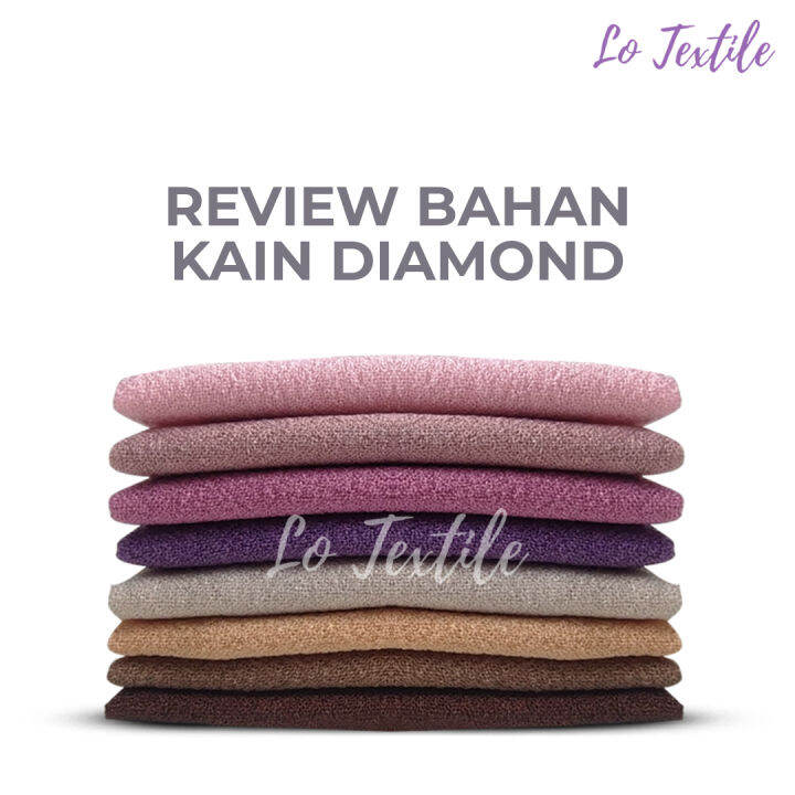 Kain Diamond Isabela Premium 0.5 Meter (Seri 2)- Bahan Diamon Isabell ...