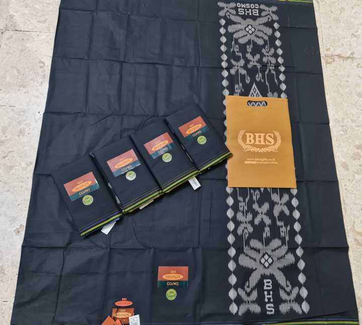 BHS Cosmo Bronze Quality Polos Hitam & Putih | Lazada Indonesia
