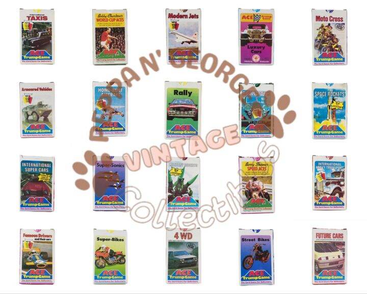Vintage Ace Trump Cards Game | Lazada PH