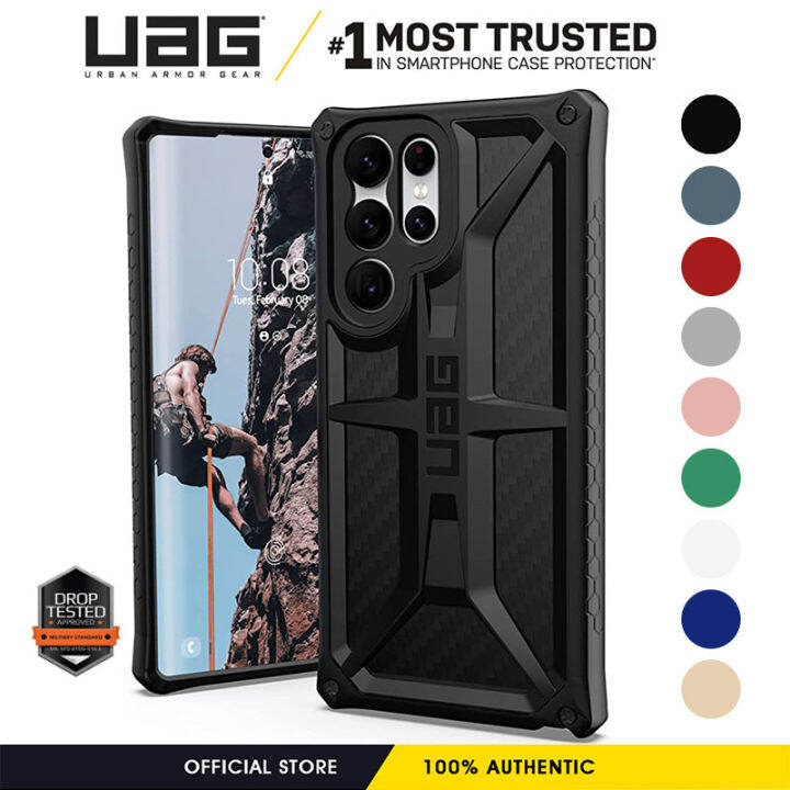 UAG Monarch Carbon Fiber Series Case for Samsung Galaxy S22 Ultra ...