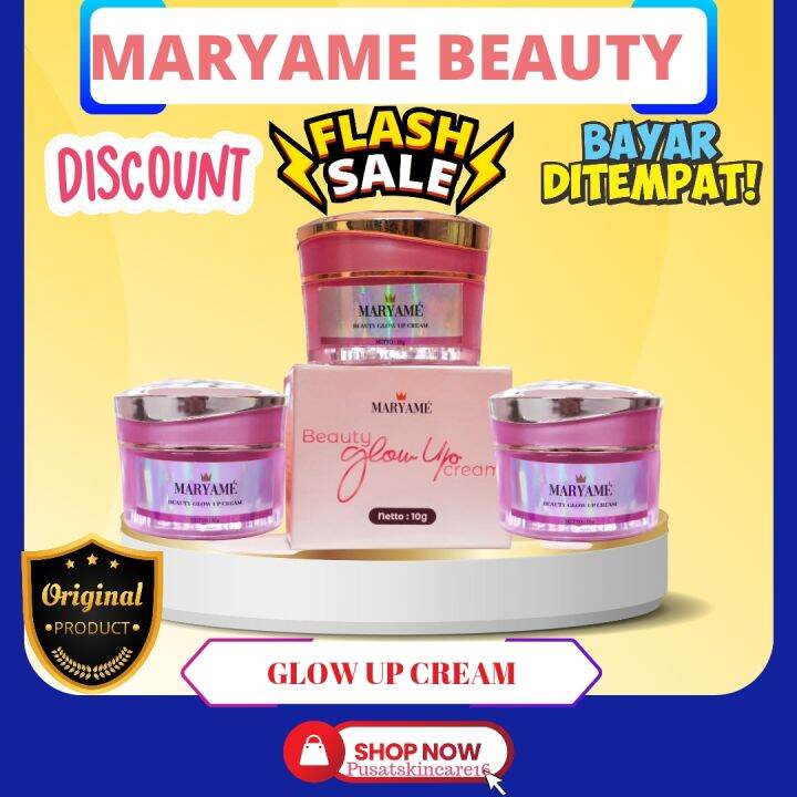 Maryame Beauty Glow Up Cream Original Cream Tone Up | Lazada Indonesia
