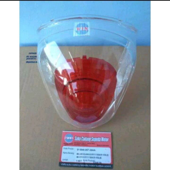 WIN-Mika Kaca Lampu Stop Belakang Honda Scoopy Scopy Donat F1 New 2017 ...