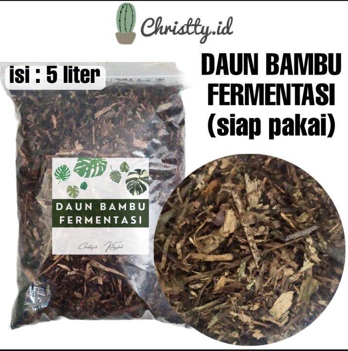 Daun Bambu Fermentasi - Media Tanam Humus Daun dan Batang Bambu Untuk ...