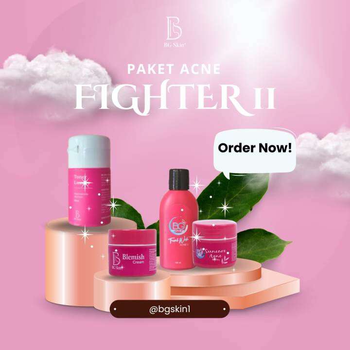 -BG Skin- Paket Acne Fighter II | Lazada Indonesia