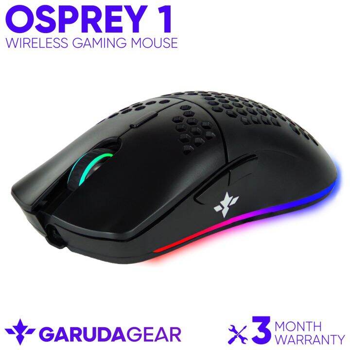 GARUDA OSPREY1 WIRELESS RGB GAMING MOUSE LIGHTWEIGHT RECHARGEABLE ...