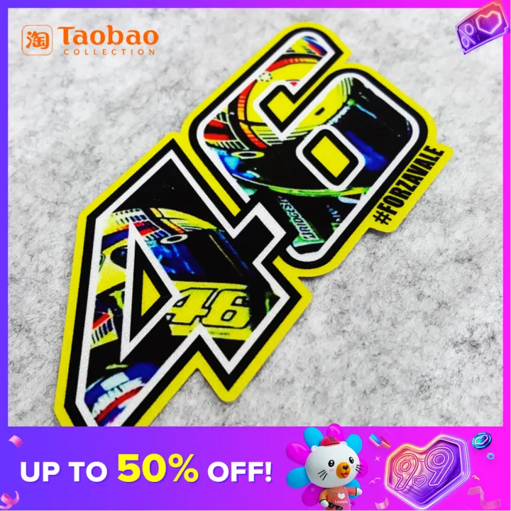 Stickers Horde Car Stickers Yamha Amazon Team 46 Rossi Reflective ...