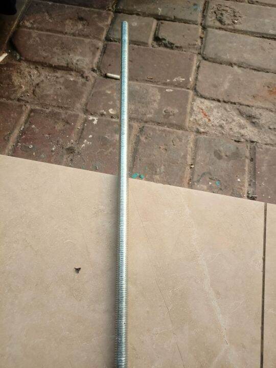 as longdrat putih galvanis M12 x 1m harga per 1 pcs drat halus 1,75 ...