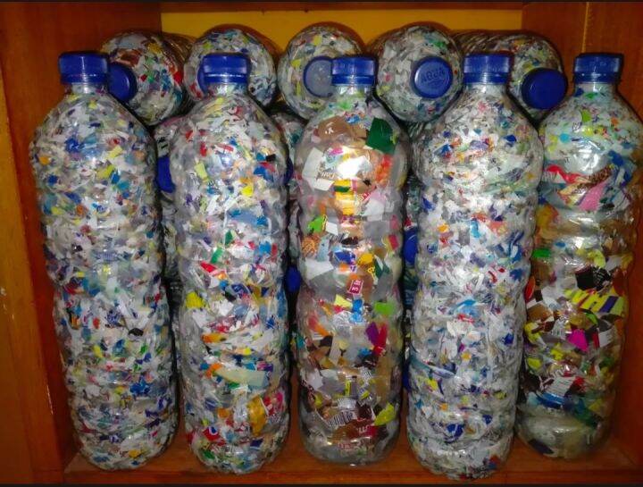 ecobrick botol Aqua 1500ml 500gr | Lazada Indonesia