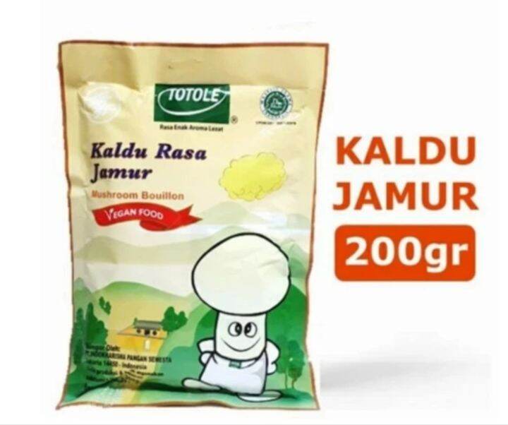 KALDU RASA JAMUR TOTOLE 200 GR PENYEDAP RASA MUSHROOM SEASONING ...