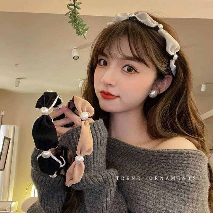 bando korea wanita style mutiara bulat | Lazada Indonesia