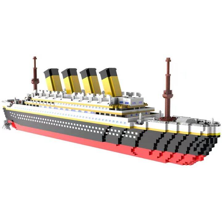 Titanic 3688-piece world-famous miniature building block set mini ...