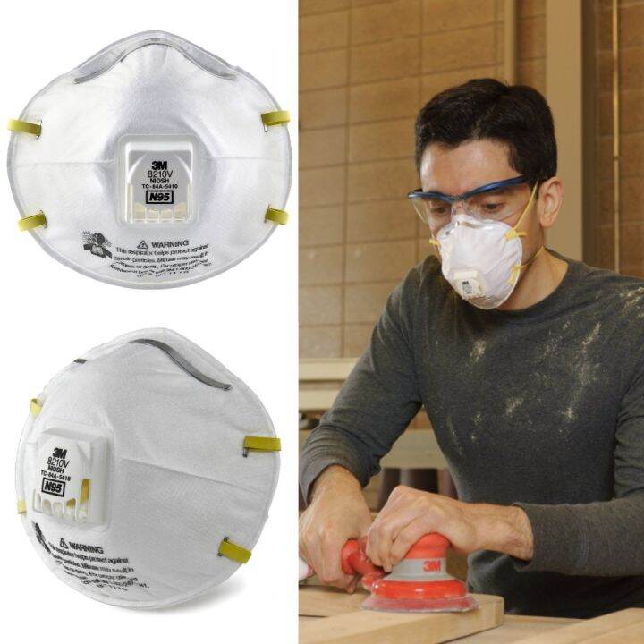 3M Masker Gas Respirator 8210V N95 Untuk Pertukangan Kayu dan Pengecatan | Lazada Indonesia