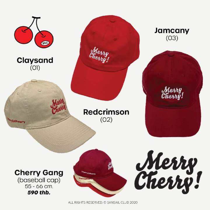 Sansail Club | Merry Cherry Cap (หมวก) | Lazada.co.th