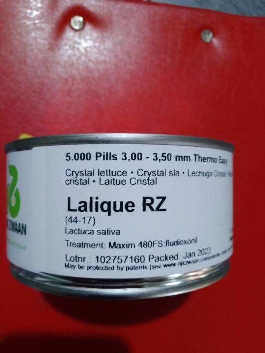 LALIQUE RZ CRYSTAL LETTUCE SEEDS(5000 PILLS )RIJK ZWAAN | Lazada PH