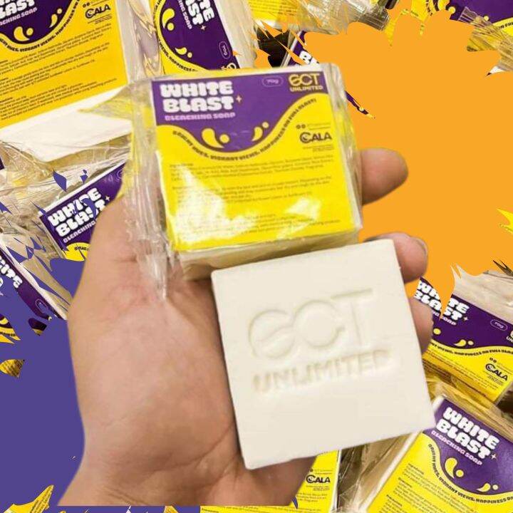 Bleaching soap white blast whitening lighten scars smoothen skin 70g ...