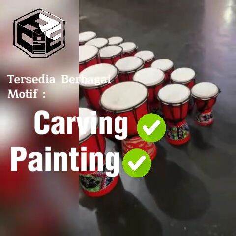 Kendhang Jimbe Djembe 25 CM Alat Musik Traditional Perkusi Gendang ...