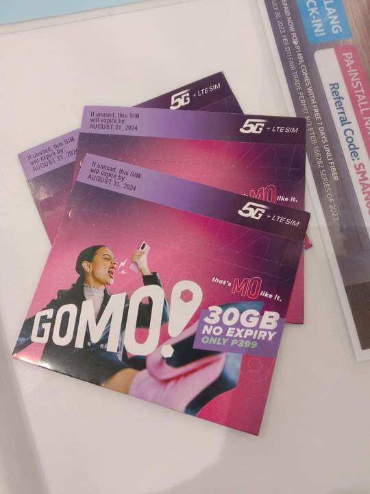 GOMO Sim 20GB | Lazada PH