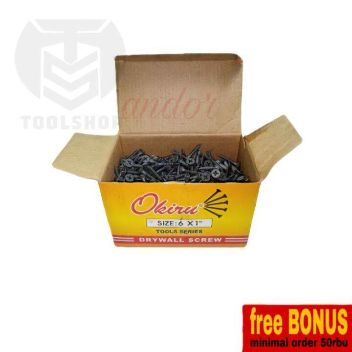 Sekrup Gipsum Baut Gypsum 6x1 Inch Skrup Plafon 2 Pcs | Lazada Indonesia