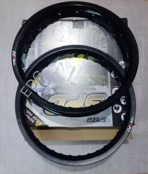 SPD ALLOY RIM COLOR BLACK ONLY BROKEN SIZE 2.15/17/2.50/17 BRAND NEW ...