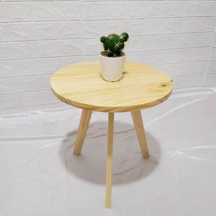 Meja bulat kayu jati belanda murmer | Lazada Indonesia