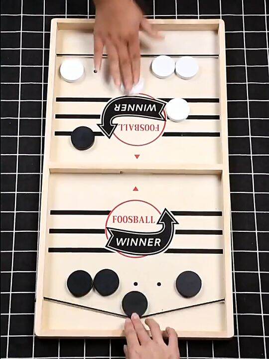 Lucky Shop Large Size Fast Sling Puck Game Slingshot Board Games for ...